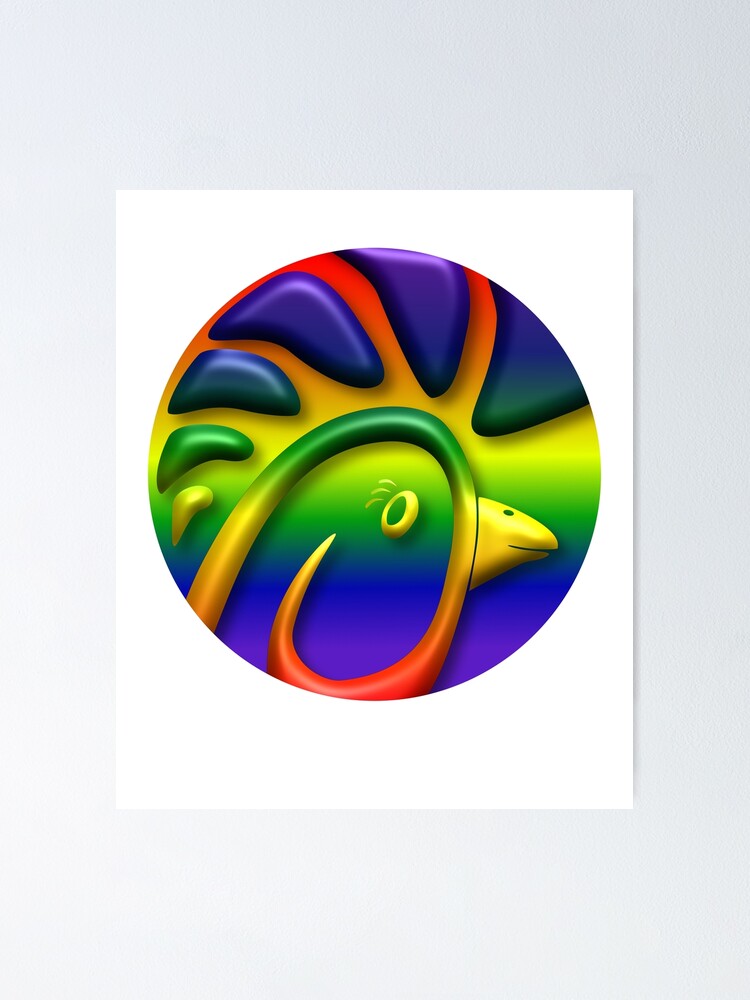 "Pride Chicken" Poster by DesertG | Redbubble