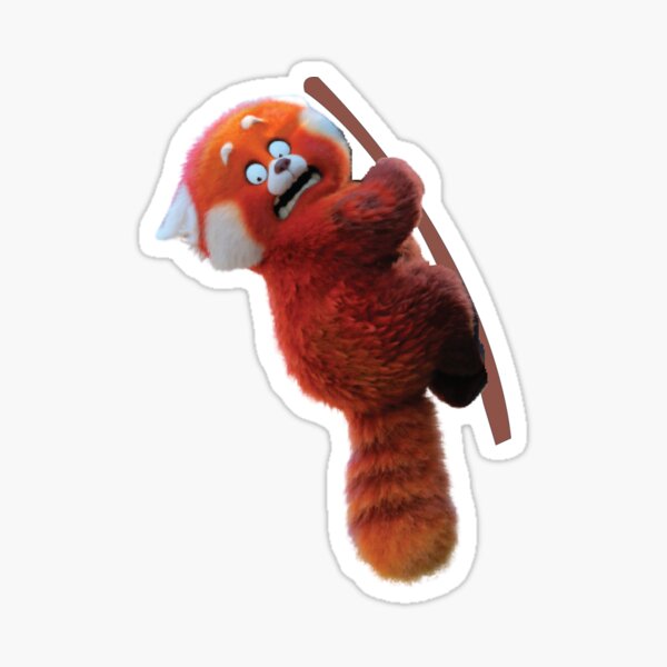 "turning red" Sticker by MD532 | Redbubble