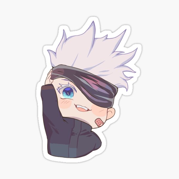 Pegatina «Gato Gojo - Jujutsu Kaisen Manga» de ipo23 | Redbubble
