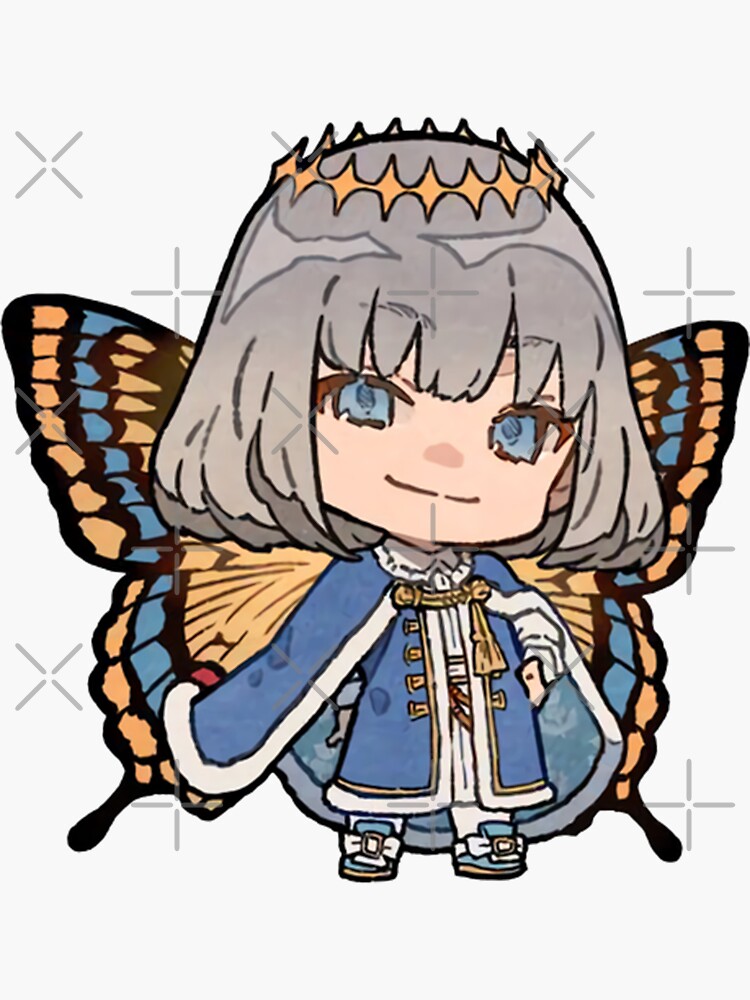 " oberon - fgo chibi " Sticker for Sale by StratusGraphics | Redbubble