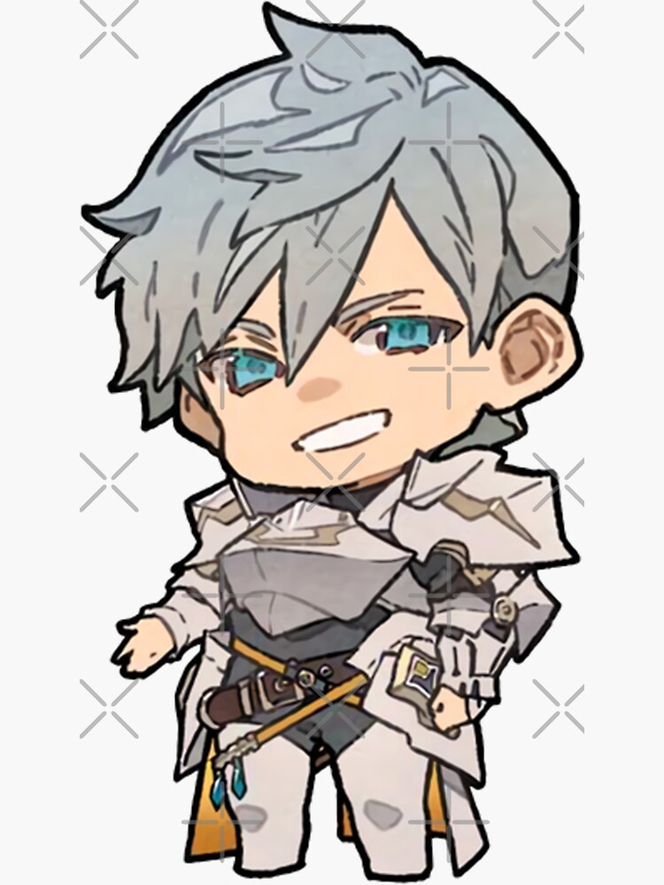 " percival - fgo chibi " Sticker by StratusGraphics | Redbubble