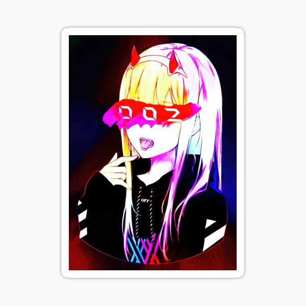 "Anime Darling Franxx 002" Sticker for Sale by AnimeLifesss | Redbubble