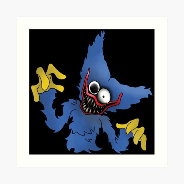"Poppy playtime huggy wuggy creepy crazy" Art Print for Sale by ...