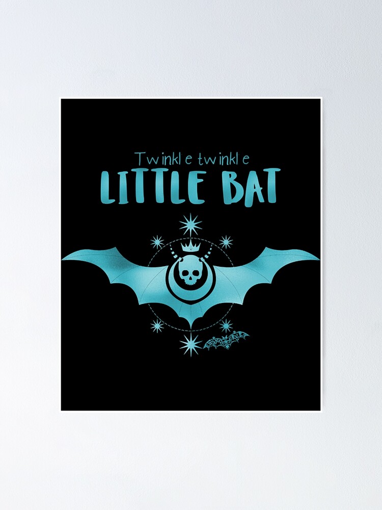 "Twinkle Little Bat - Goth Fashion - Alice in Wonderland - bat, star, skull, halloween, emo ...