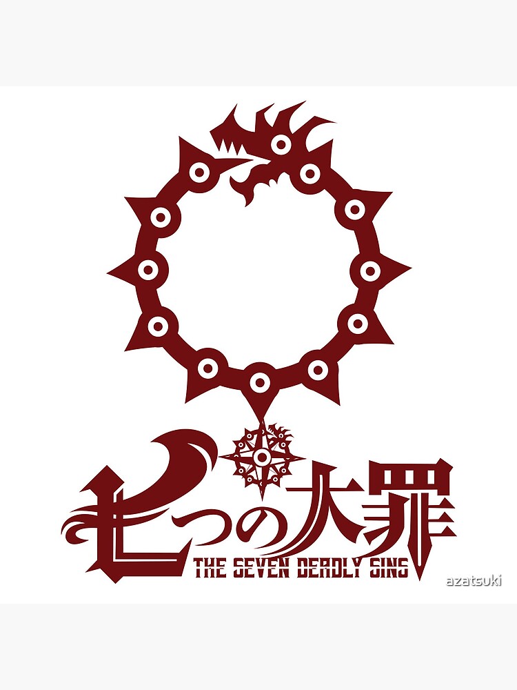 "The Seven Deadly Sins The Dragon's Sin of Wrath Symbol Meliodas Rote ...