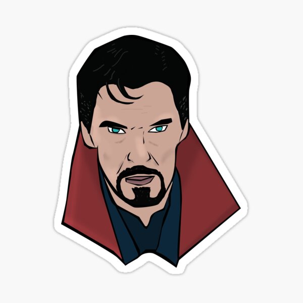 "Doctor Strange" Sticker for Sale by Fjuza | Redbubble