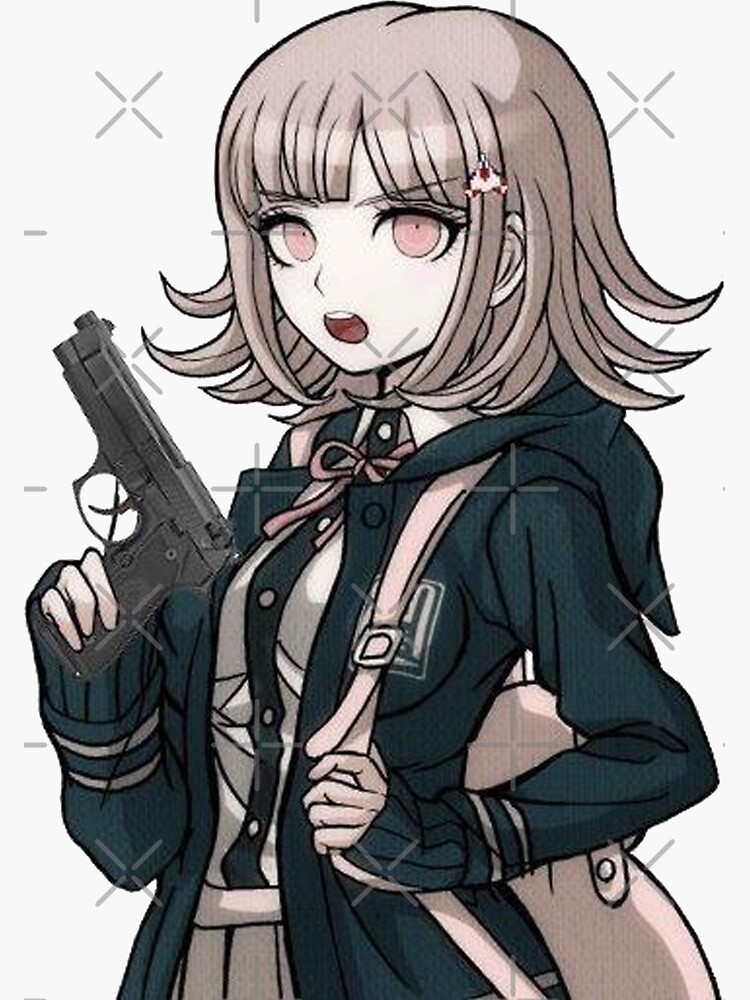 "anime girl gun" Sticker by aazzeddine | Redbubble