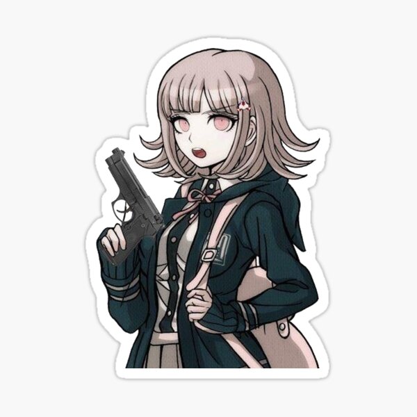 "anime girl gun" Sticker by aazzeddine | Redbubble