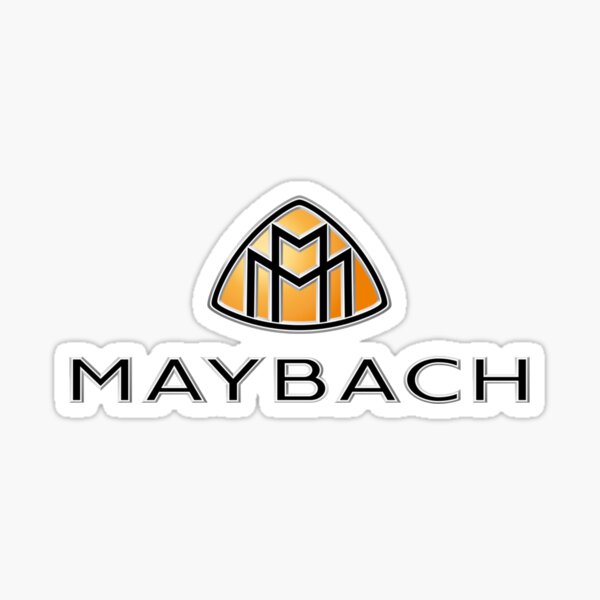 "MERCEDES MAYBACH" Sticker for Sale by Boudjellal1989 | Redbubble