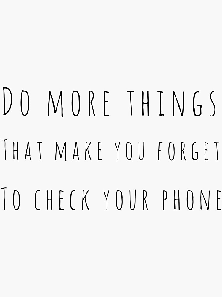 "Do more things." Sticker for Sale by Body-and-nature | Redbubble