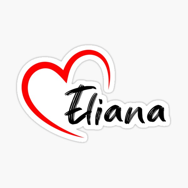 Pegatina « Corazones para Eliana» de MED-CHEP | Redbubble