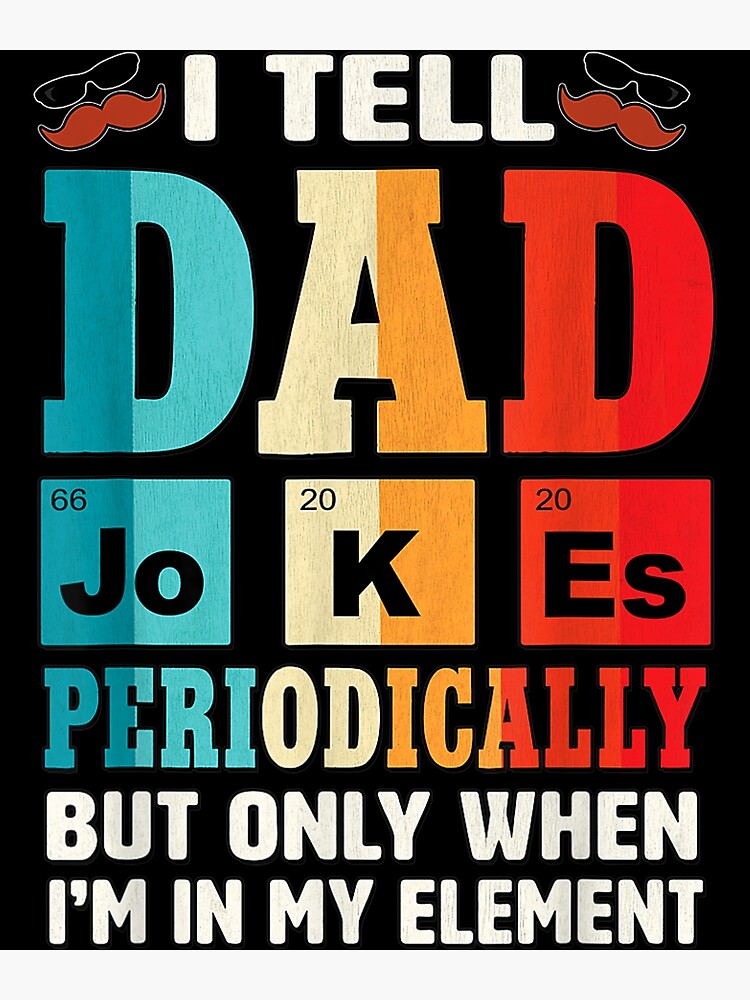 Impression sur toile « Drôle Cool Je dis à papa Blagues Humour Papa ...