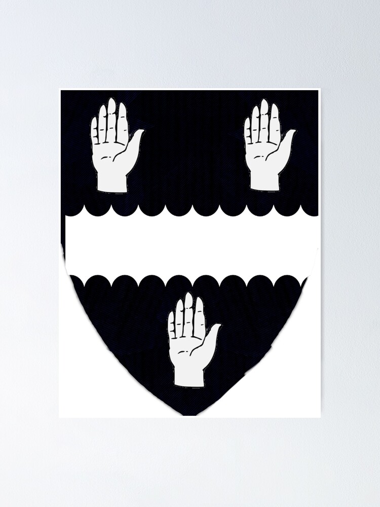 "Batson/Bates Coat of Arms" Poster for Sale by salemkingofarms | Redbubble