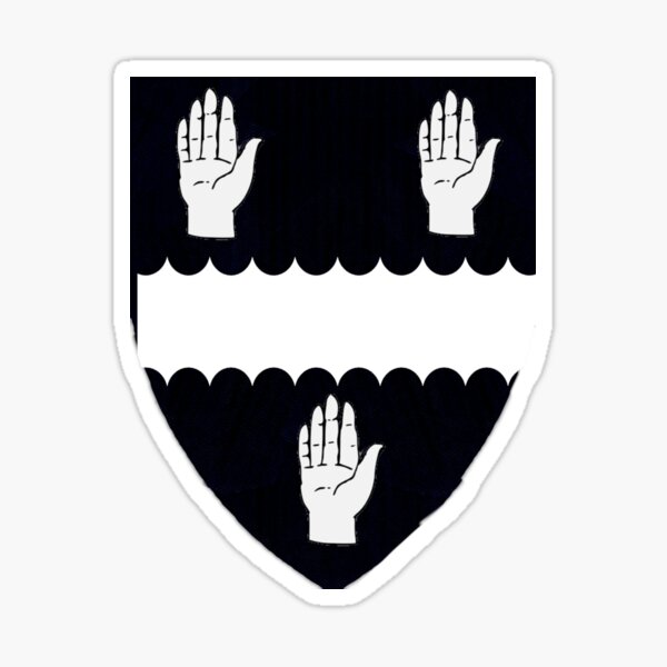 "Batson/Bates Coat of Arms" Sticker by salemkingofarms | Redbubble