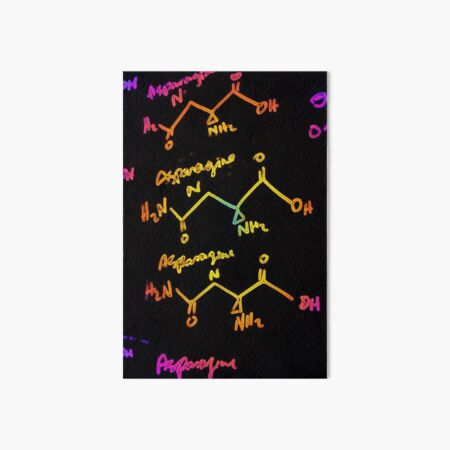 ""Rainbow Amino Acids"" Art Board Print for Sale by amethystinum ...
