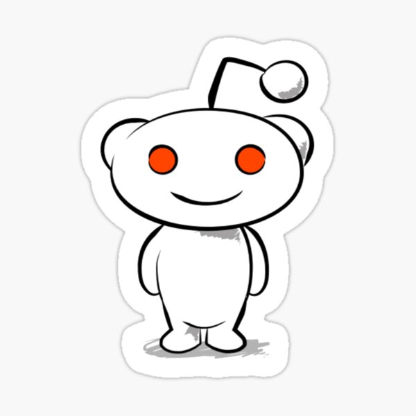 "reddit snoo" Sticker by jsallave | Redbubble