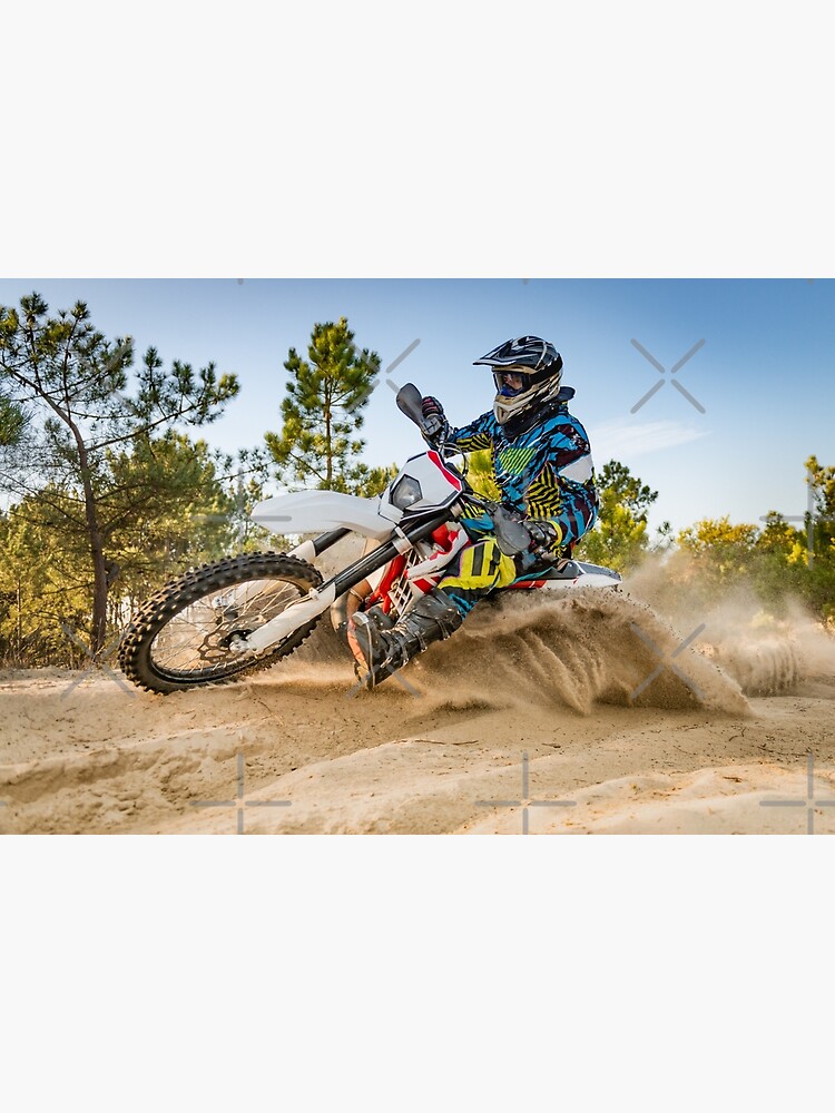 Enduro Bike Rider Premium Matte Vertical Poster
