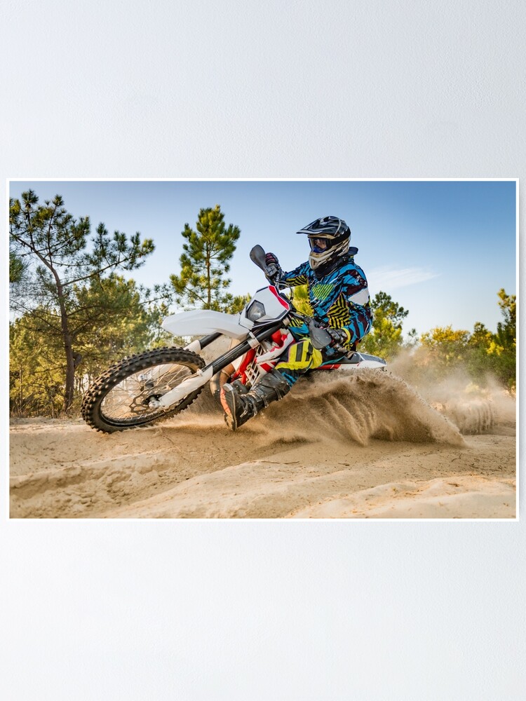 "Enduro bike rider" Poster for Sale by homydesign | Redbubble