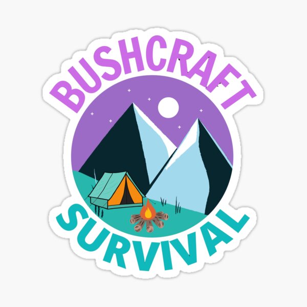 "Bushcraft Survival" Sticker for Sale by mattades | Redbubble
