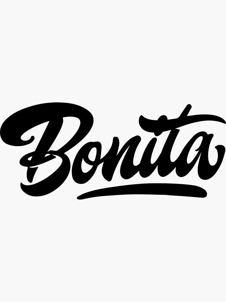 "Bonita" Sticker by LatinoPower | Redbubble