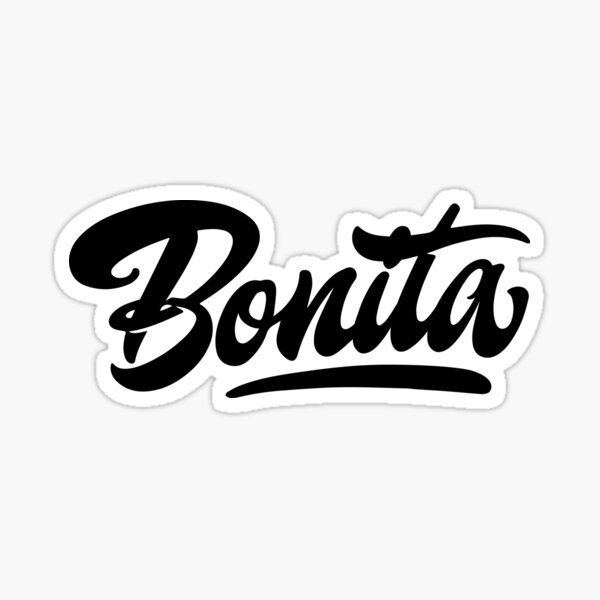 "Bonita" Sticker by LatinoPower | Redbubble