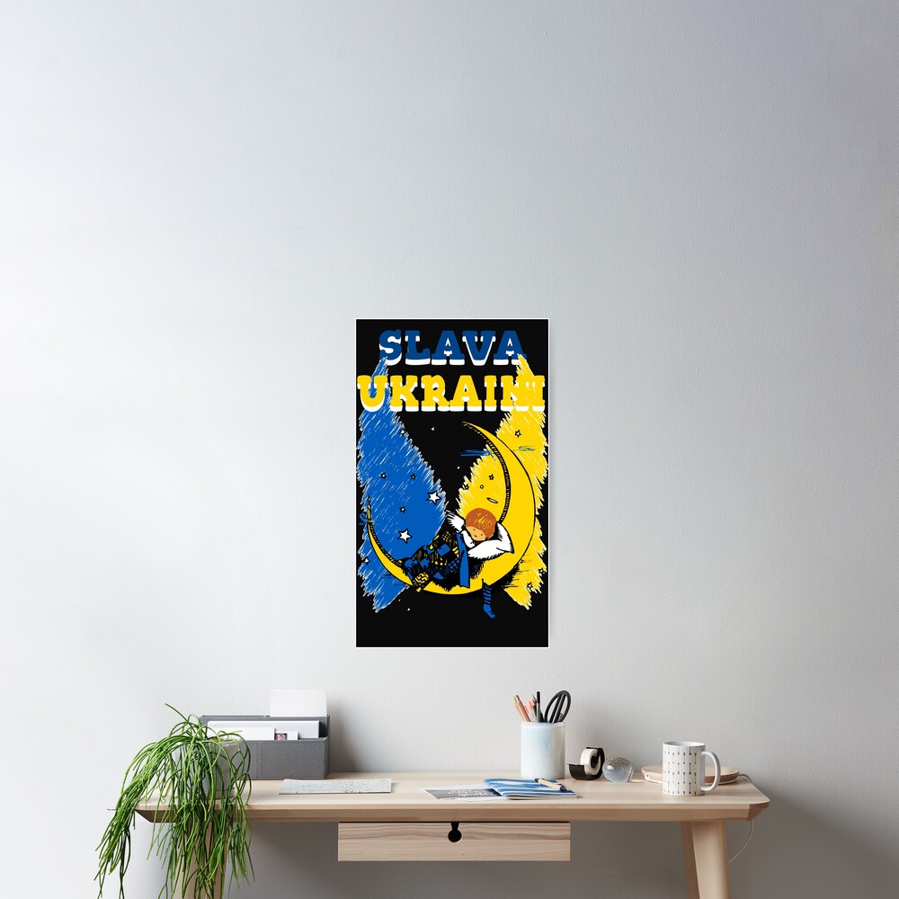 "slava ukraini" Poster by SiulChelios | Redbubble