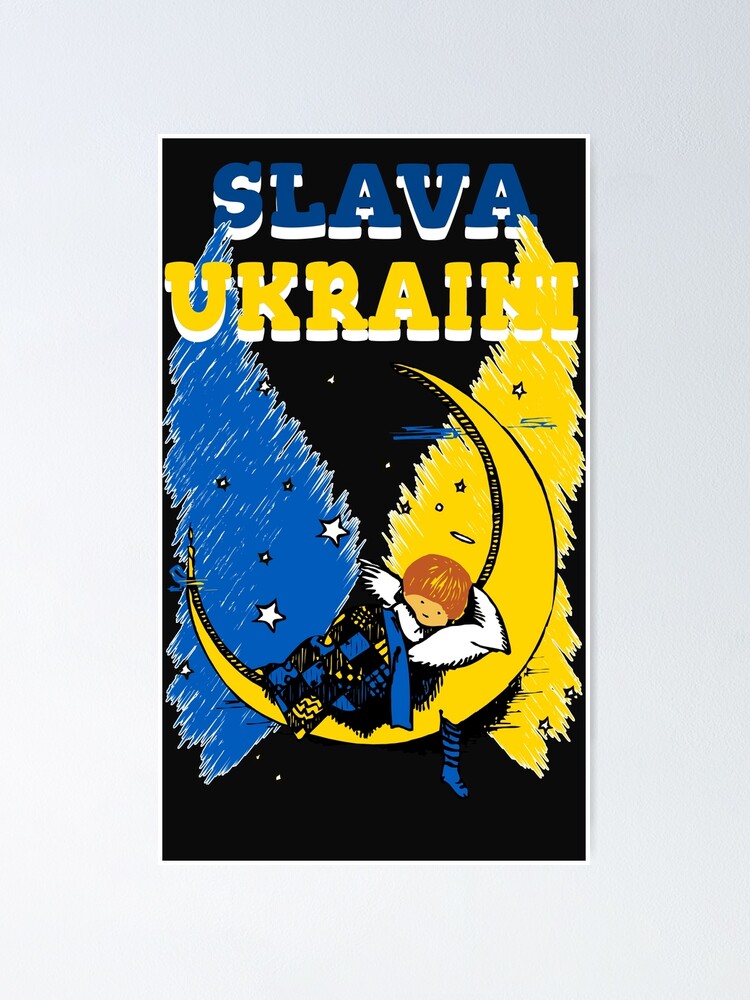 "slava ukraini" Poster by SiulChelios | Redbubble