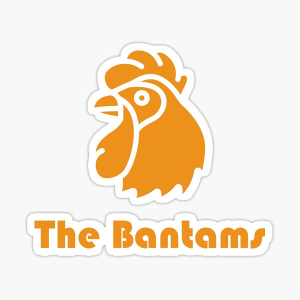 "The Bantams" Sticker by MINIMATIVE8 | Redbubble