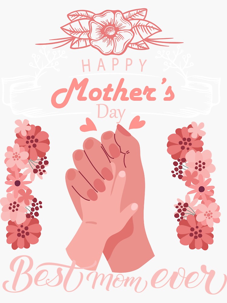 For The Best Mom Ever Happy Mothers Day Sticker By Salahsenpai
