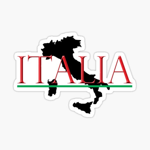 "Italia: Italian Boot" Sticker for Sale by MilitaryCandA | Redbubble
