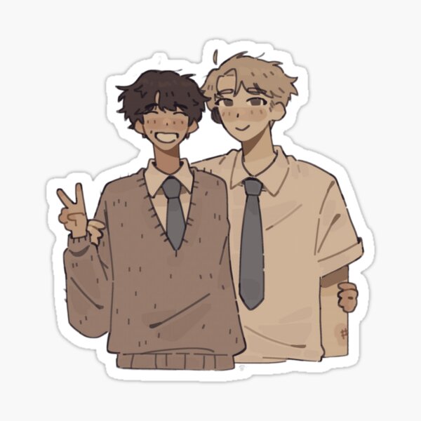 "Heartstopper - Nick Nelson and Charlie spring" Sticker by Omgdesignz ...