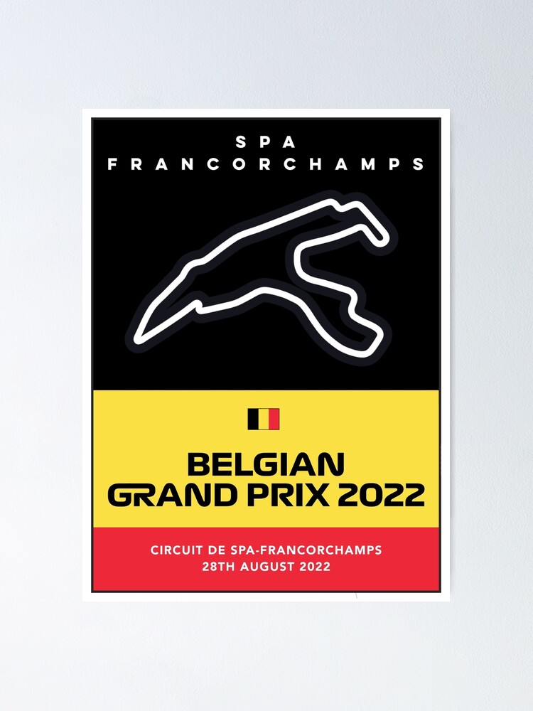 "Belgian Grand Prix - F1 2022 Poster" Poster for Sale by ...