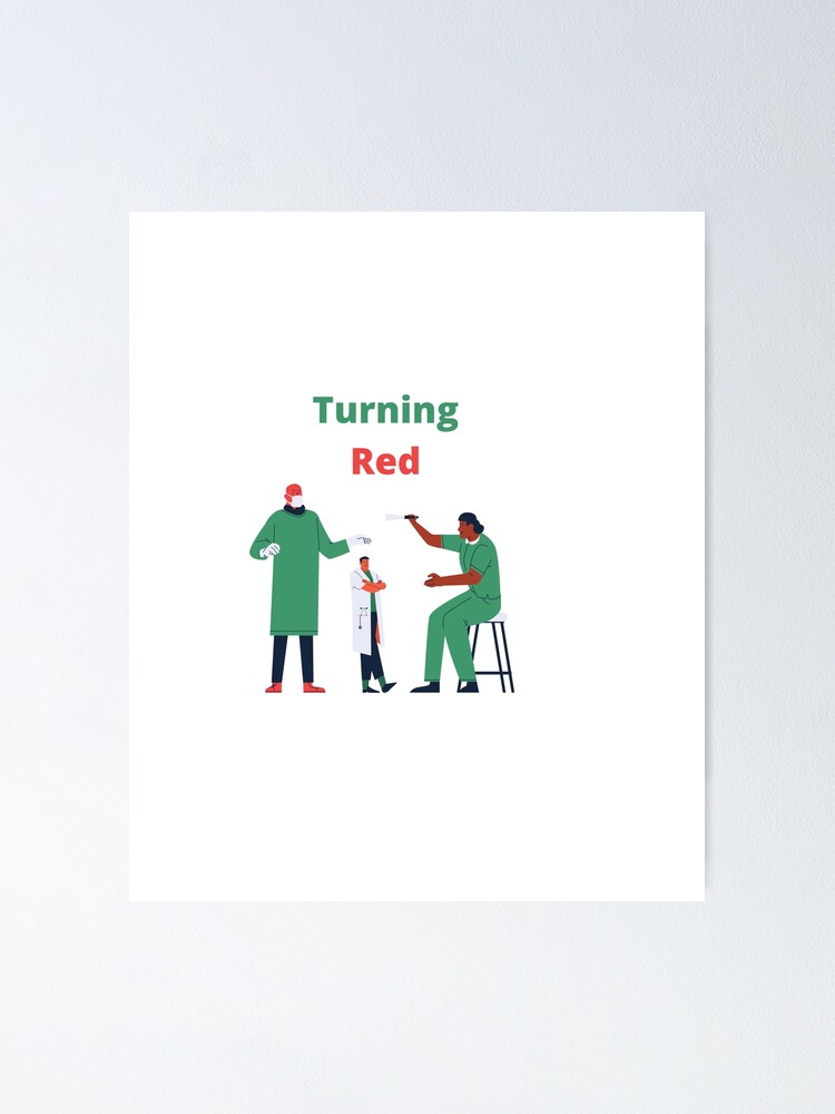 "Turning Red" Poster for Sale by Sweetshop212 | Redbubble