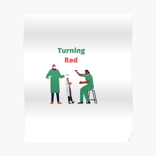 "Turning Red" Poster for Sale by Sweetshop212 | Redbubble