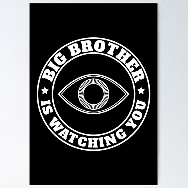 "Big Brother Is Watching You - George Orwell - 1984" Poster for Sale by ...