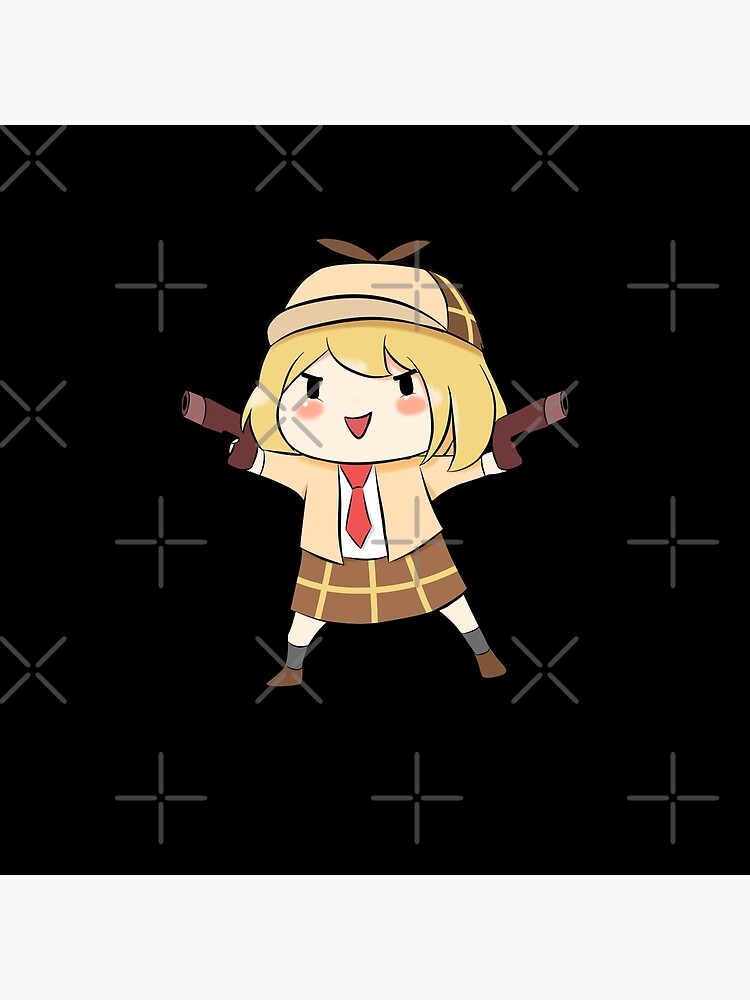 "smol ame / smol ame holding gun" Poster by PickMyArt | Redbubble