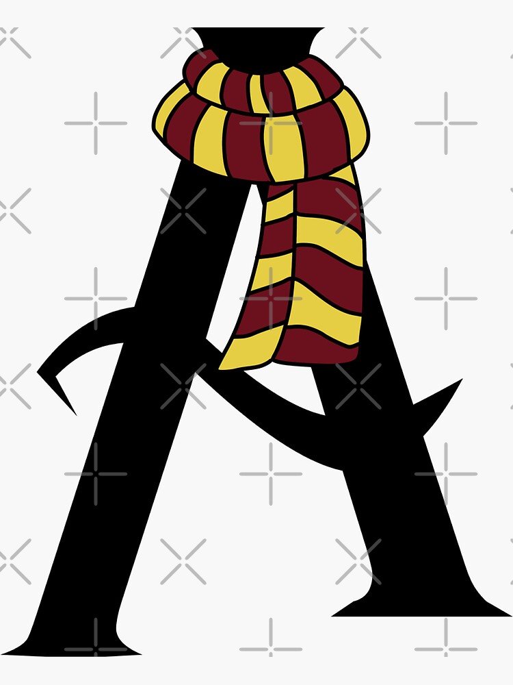 Pegatina «Una carta de harry p hp griffin» de saddoohpo | Redbubble