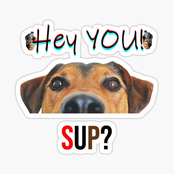 "hey you!" Sticker by zubayerhasan | Redbubble