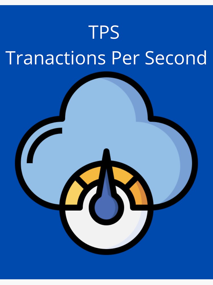 "TPS (Transactions Per Second)" Sticker by UpcomingTech | Redbubble
