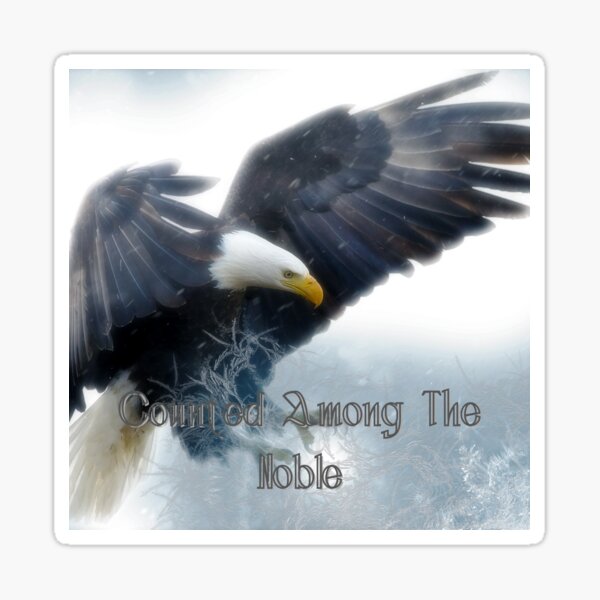 "The Noble" Sticker by lifeinspired4u | Redbubble