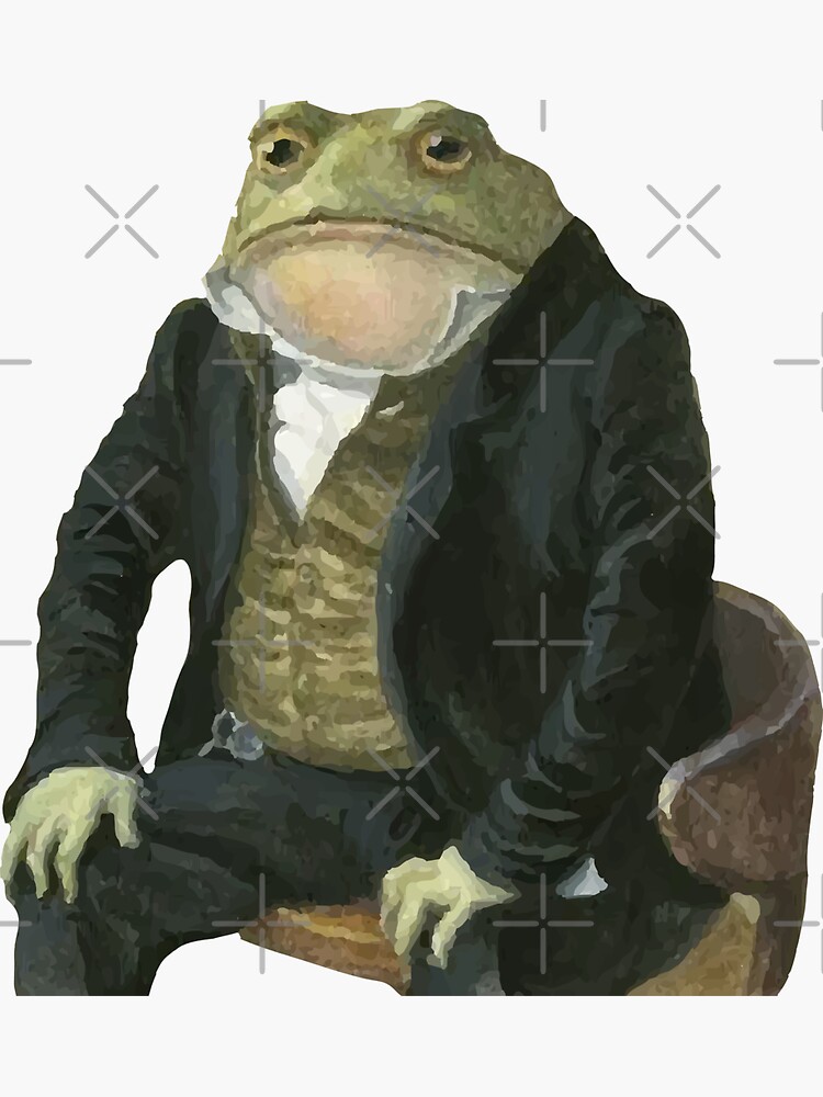 "Colonel Toad" Sticker by Sikee | Redbubble