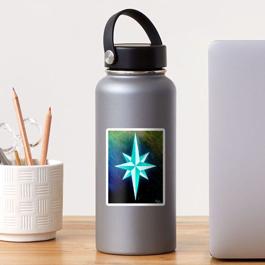 "Northern Star" Sticker by IdyllicalArt | Redbubble
