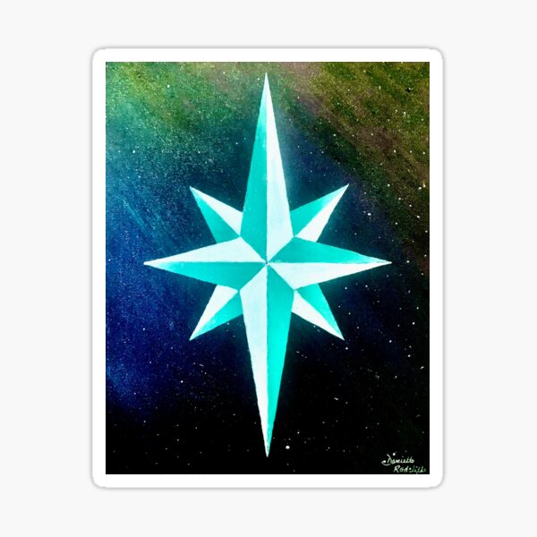 "Northern Star" Sticker by IdyllicalArt | Redbubble