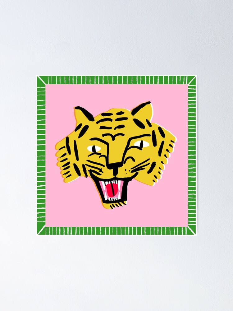 "Mad Tiger Illustration" Poster for Sale by ndesignss | Redbubble