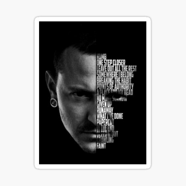 "chester linkin park best selling" Sticker by Fetter20 | Redbubble
