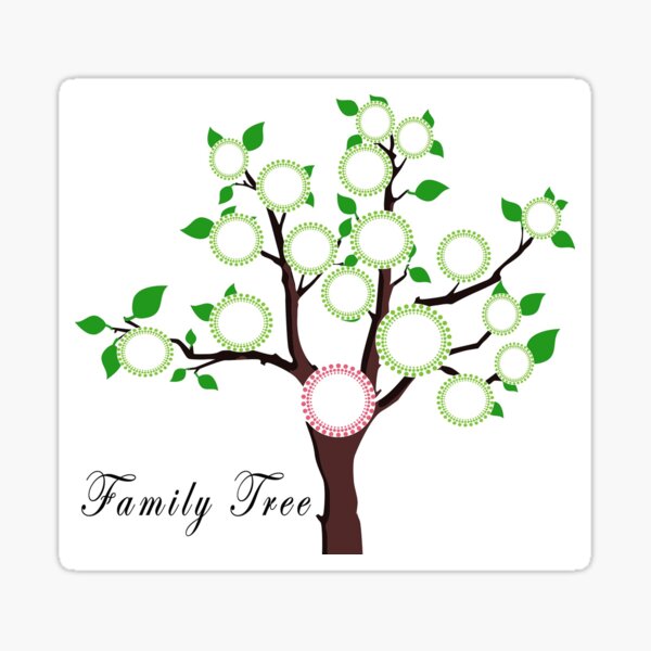 "Family tree" Sticker by Ronaldp | Redbubble