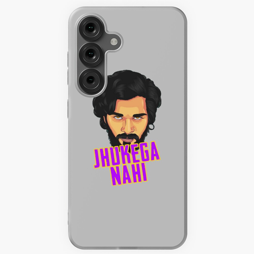 "Allu Arjun Pushpa Jhukega Nahi" Sticker for Sale by U-Shirt | Redbubble
