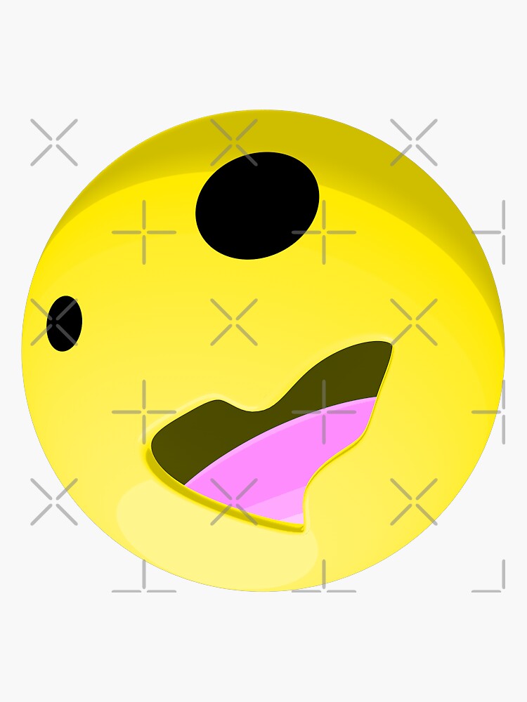 "Hee Emoji" Sticker by TheALCH | Redbubble