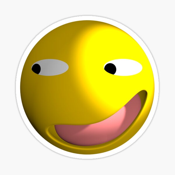 "Yeah Right Emoji" Sticker by TheALCH | Redbubble