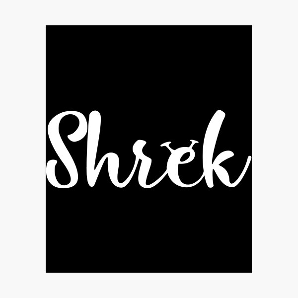 "Shrek text meme " Photographic Print for Sale by ooskiedesign | Redbubble